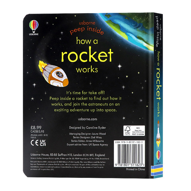 Produced by Usborne, Secretly Watch the Inside Series How Rockets Works ...