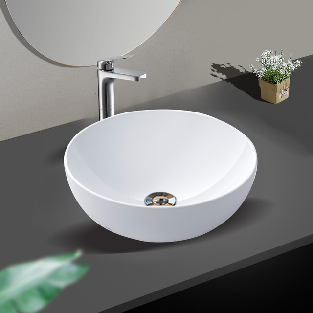 TOTO countertop basin LW1706B smart glazed ceramic art basin round wash ...