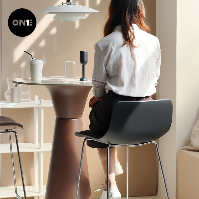 Nordic bar table small apartment home balcony high table cafe bar ...