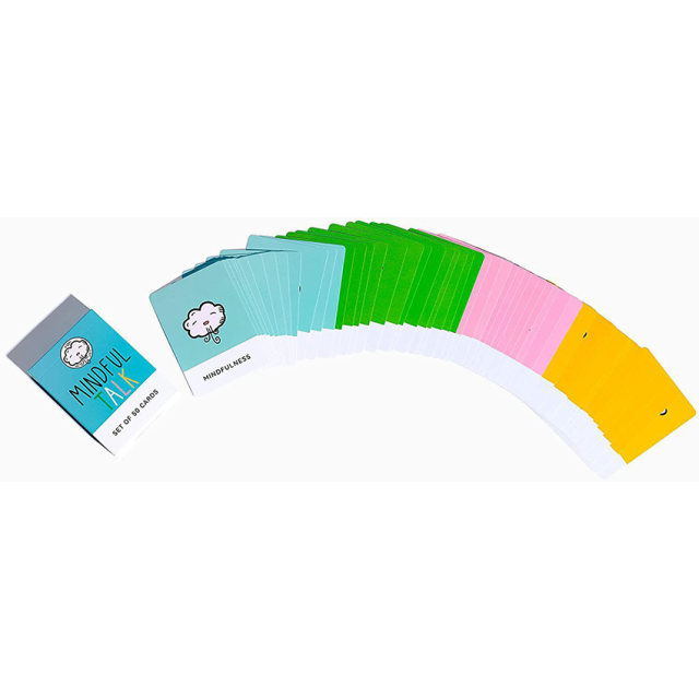 Mindful talk brainstorming English wisdom-filled conversation card game ...