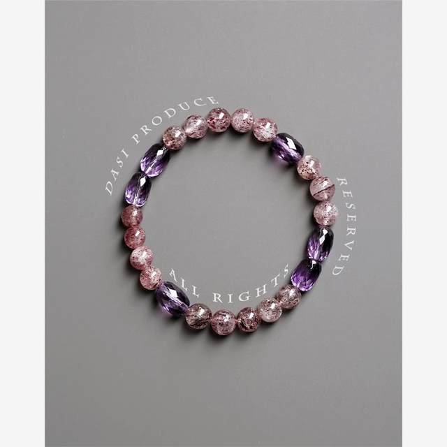 Original design of original natural old ore strawberry crystal ...