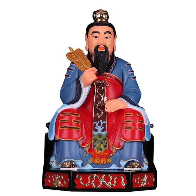 The statue of Sanmao Zhenjun, the statue of the founder of the Sanmao ...