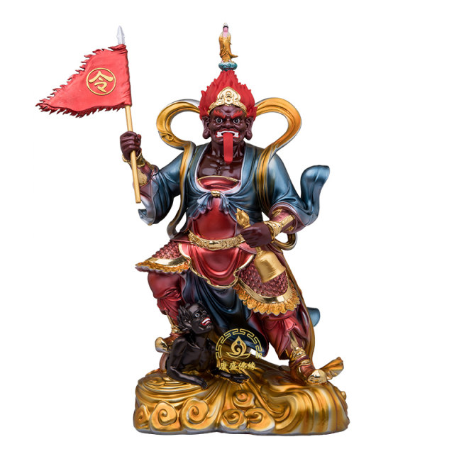 Buddha statue with burning face, Buddha statue with golden lining, Pudu ...