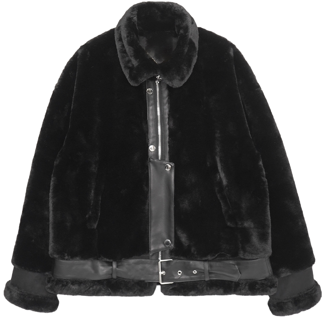 GW large-size fur one-piece jacket for women 2025 winter new small ...