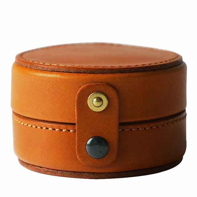 MISKSOLA retro handmade leather bracelet necklace ring jewelry box ...