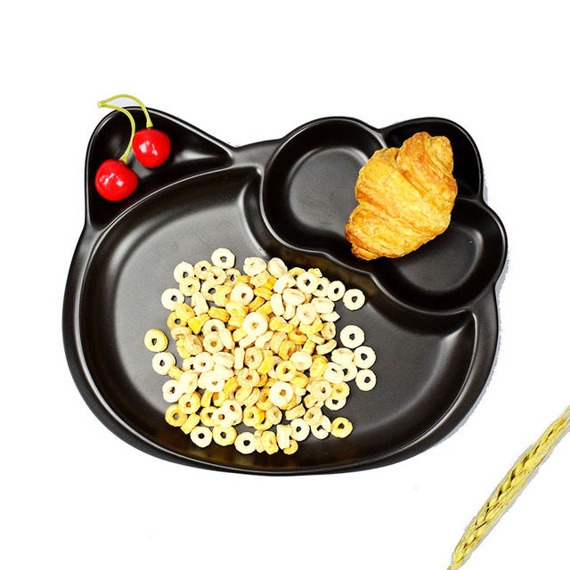 Hello Kitty Cartoon Katti Cat Children Ceramic Date Cute Model Disk ...