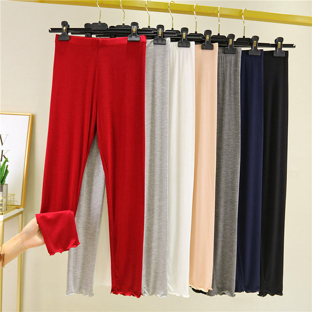 Modal Lale Lead Pants Female Thin Female Summer Wear high -waisted ...