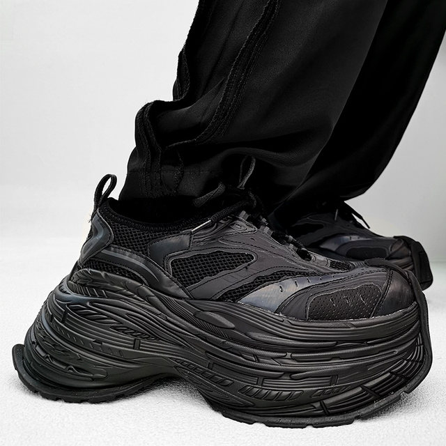 Black Samurai Paris 16XL Dwarf daddy shoes for men and women niche high ...