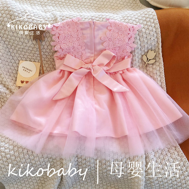 Bab Dress Baby Girl One Year Old Dress Dress Birthday Full Moon ...