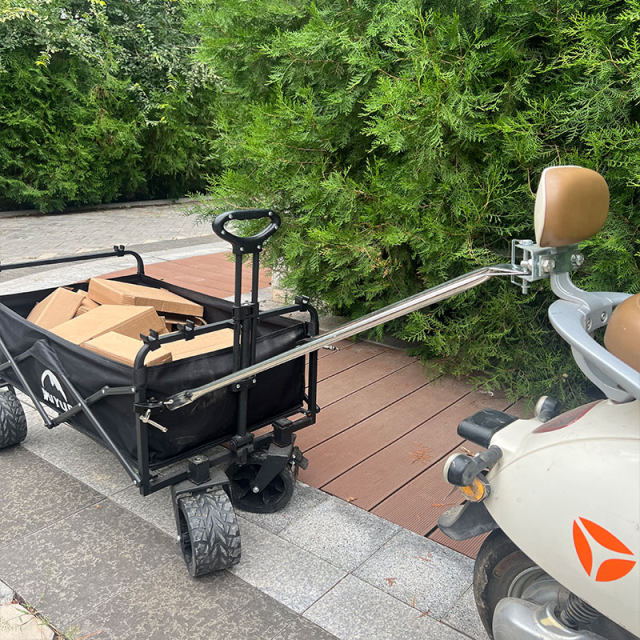 Electric vehicle motorcycle trailer rod camping rod lever stall stall ...