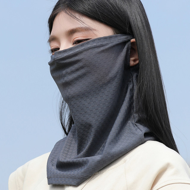Summer sun protection mask for women, full face protection, cycling ...