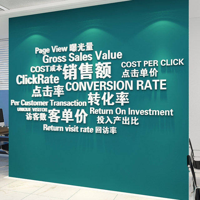 E -commerce company corporate culture wall office decoration atmosphere ...