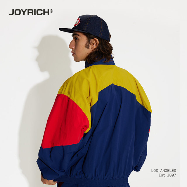 JOYRICH American street casual windproof jacket stand collar sports ...