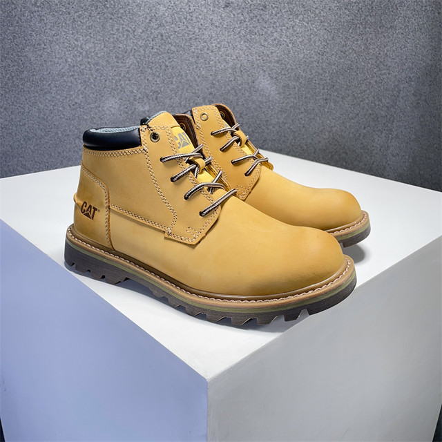 CAT Carter men's shoes casual shoes Martin boots Golden Rhubarb ...