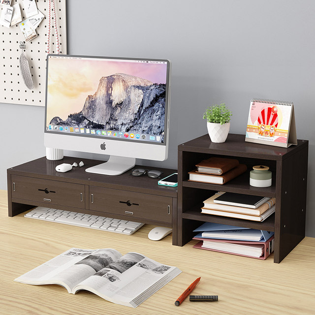 Computer monitor office desktop desktop heightening shelf base bracket ...