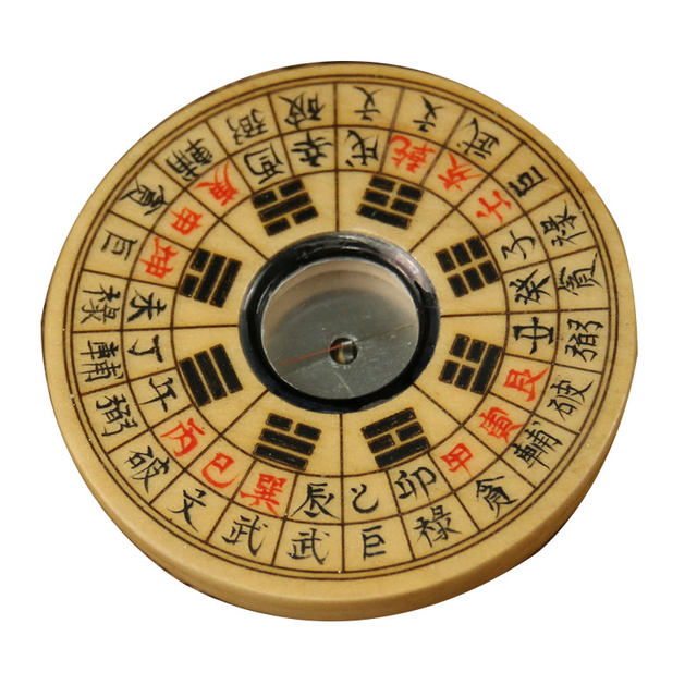Handmade solid wood compass feng shui disk High -precision professional ...
