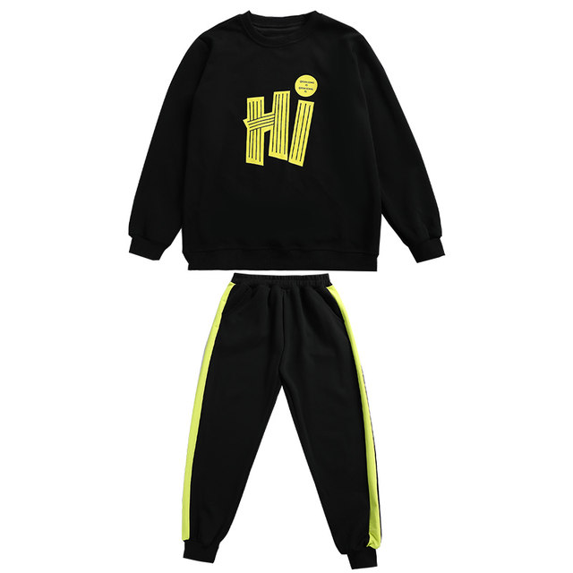 Fat boys sweatshirt two-piece set plus fat plus size 2025 new spring ...