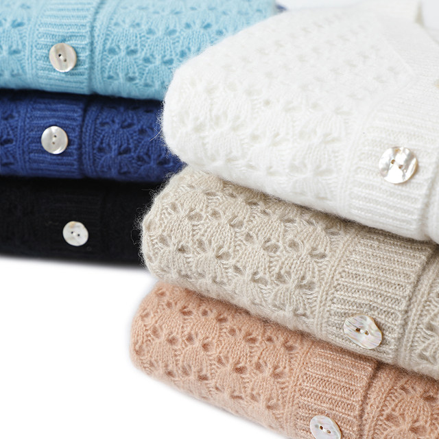 Qi Chao temperament fairy beauty! Autumn and winter V -neck hollow 100 ...