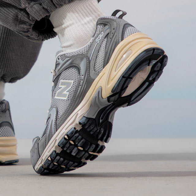 New Balance NB gray sneakers men's shoes women's shoes new breathable ...