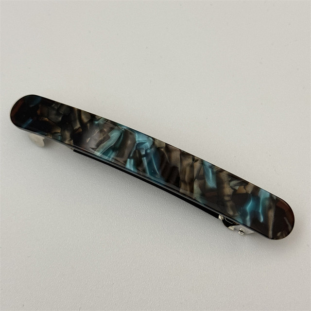 Acetate one-line spring clip high-end hair clip women's back head ...