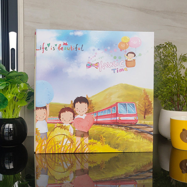 18 -inch growth memorial book cover white card self -paste DIY handmade ...