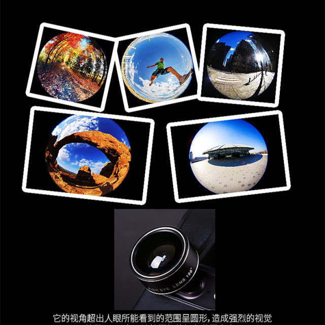 High-end 5K wide-angle macro fisheye lens for Douyin technology ...