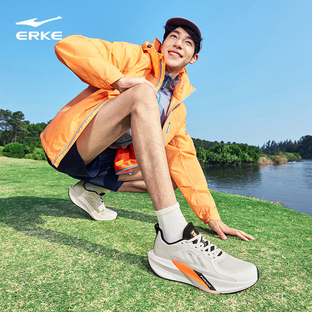 Model Running Hongxing Erke Running Shoes Men's Autumn New Mesh ...