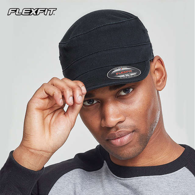 FLEXFIT fully sealed elastic hat men's American flat brim baseball cap ...