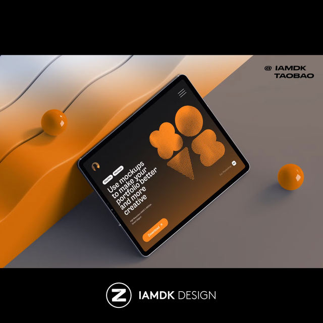 10 high -end app interface design iPad Pro screen demonstration ...