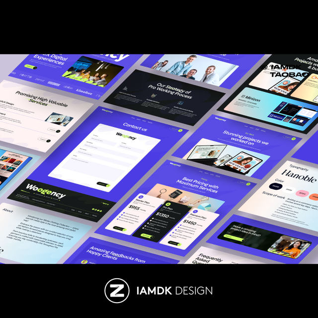 Creative responsive company enterprise service agency website user ...