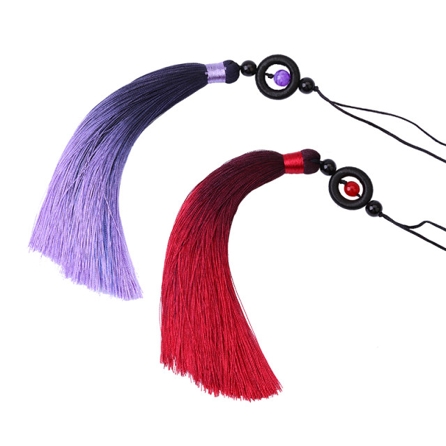 Transport beads gradient fringed spikes clothing with sword hanging ...