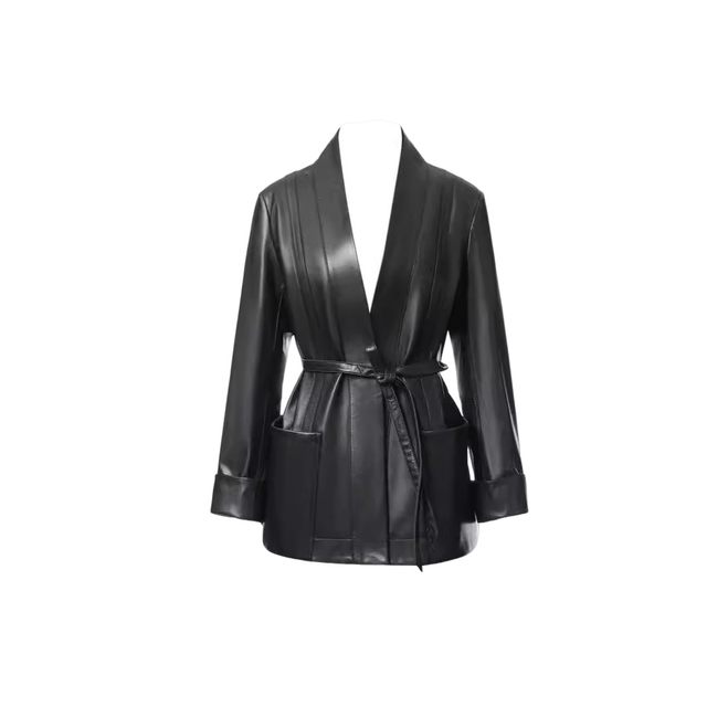 Haining top layer genuine leather sheepskin jacket 2025 spring and ...