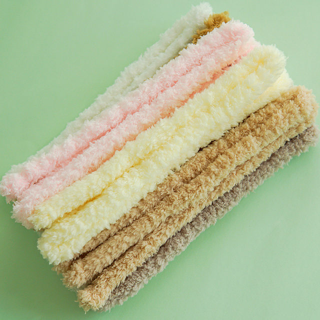 15mm ultra-thick and ultra-dense plush yarn twist stick hair root color ...