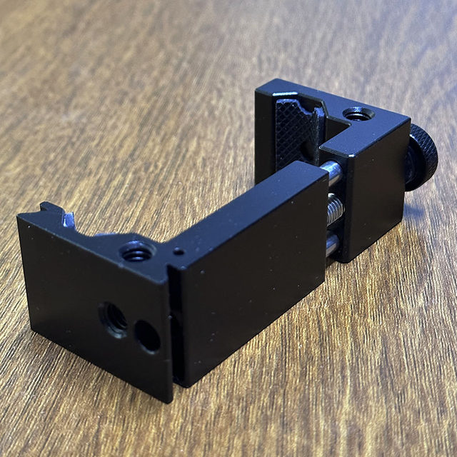 Aluminum alloy mobile phone clip double hole hot shoe clip suitable for ...