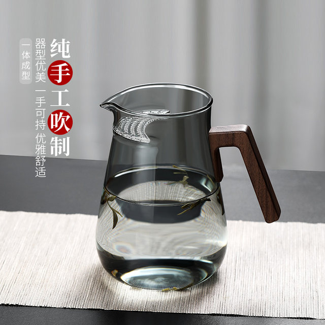 Glass fair cup crescent tea tea special green tea special teapot large ...