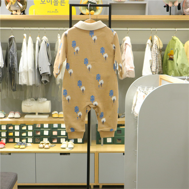 1 Discounted moimoln Xiaoyunduo Korean baby purchasing agent for winter baby boy warm jumpsuit + hat