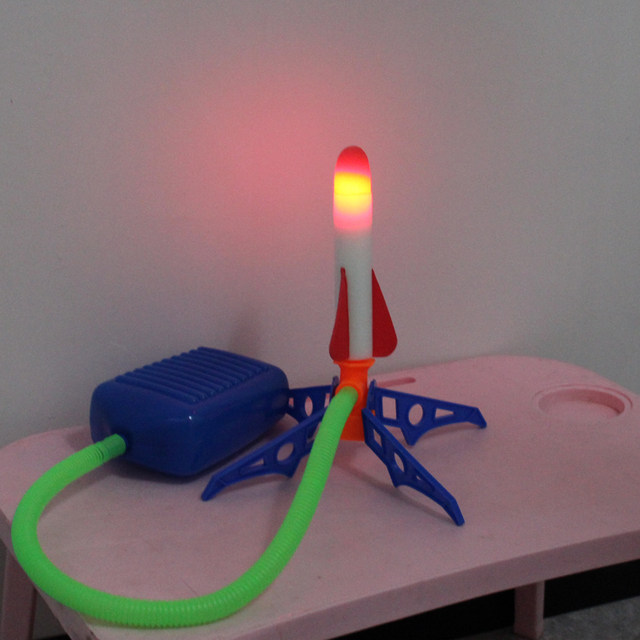 Outdoor children's pedal rocket men and girls stepping on the sky small ...