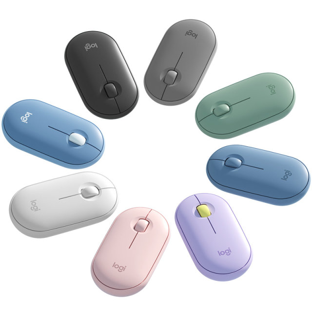 Logitech Goose Soft Stone Series PEBBLE Wireless Mouse Light and Silent ...