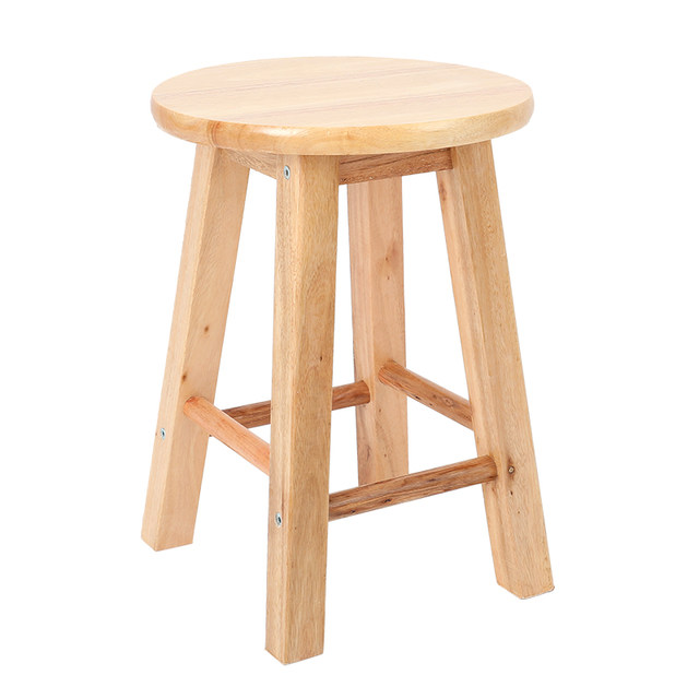 Log solid wood small round stool wooden wooden stool meal meal bench ...
