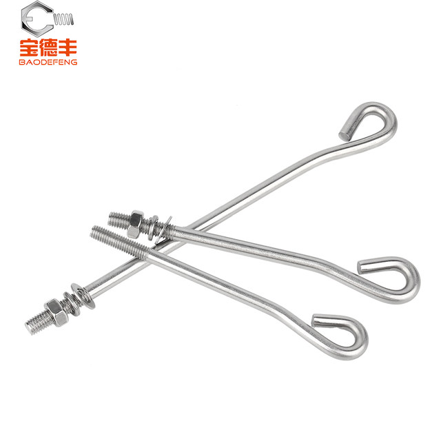304 stainless steel anchor bolts L-shaped 9-shaped anchor screws GB799 ...