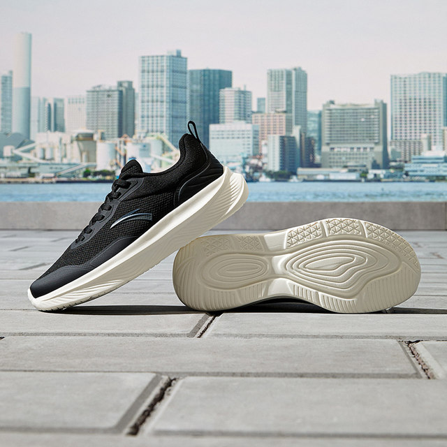 Anta comprehensive training shoes men's new leather-face soft sole ...