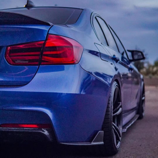 BMW 3 series 4 series 5 series 6 series carbon fiber rear corner F30 ...