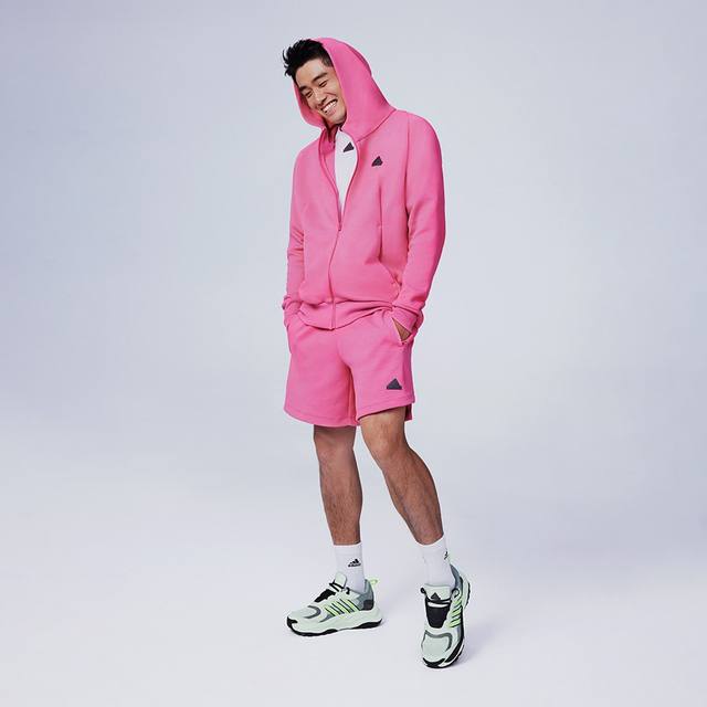 Adidas ZNE men's sports training casual dopamine healing color hooded ...