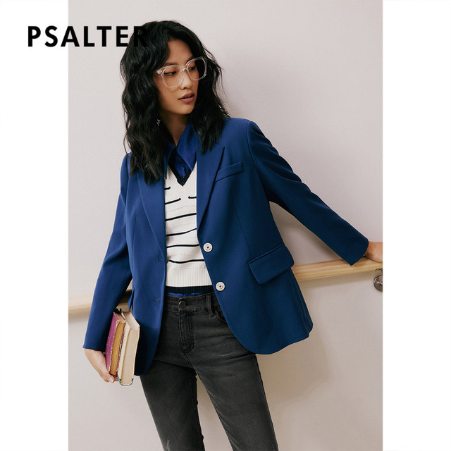 PSALTER Psalm 2023 Spring Loose Straight Academy Style Blazer