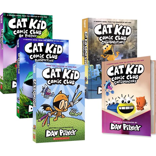 Cat Kid Comic Club 1-5 Perspectives On Purpose Little Petey's Comic ...