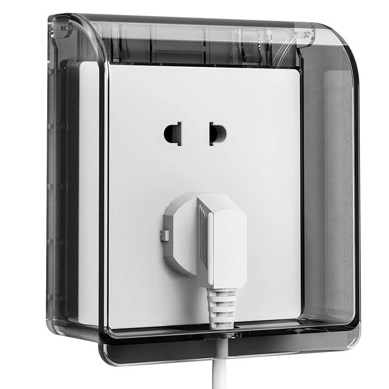 Type 86 Splash Proof Cover - Waterproof Socket Box - PC Material