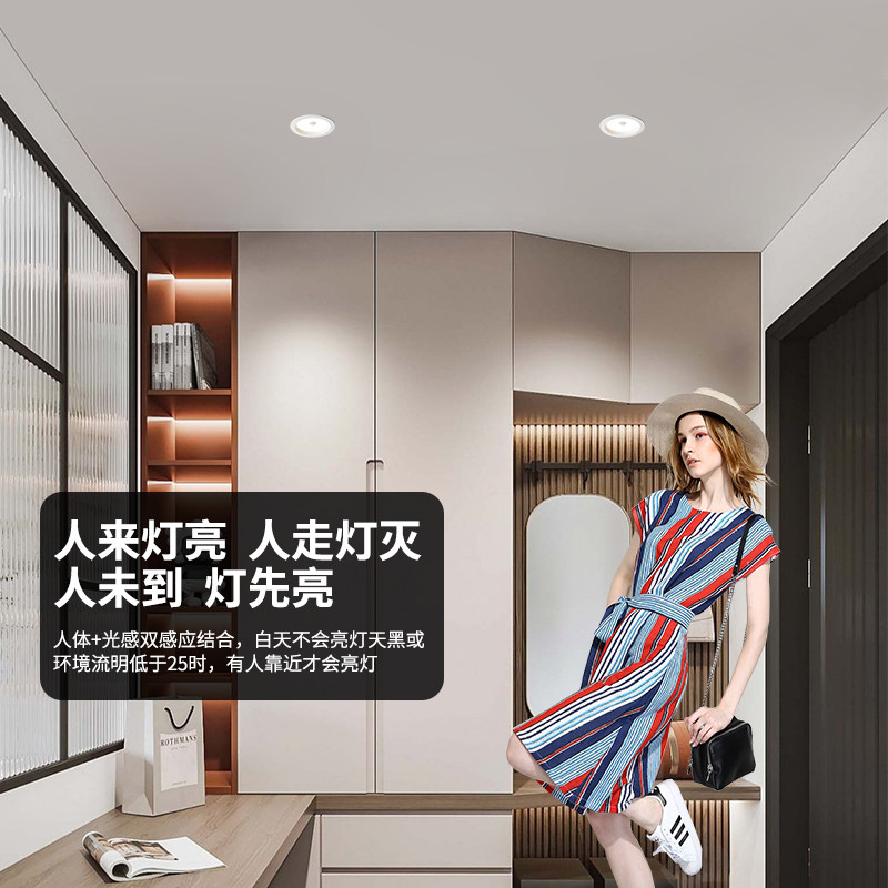 Weigang LED Human Body Induction Downlight - Intelligent Embedded ...