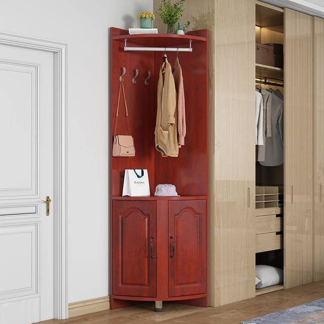 Cloak rack multi -functional entrance hall Corner Hanging hanging ...