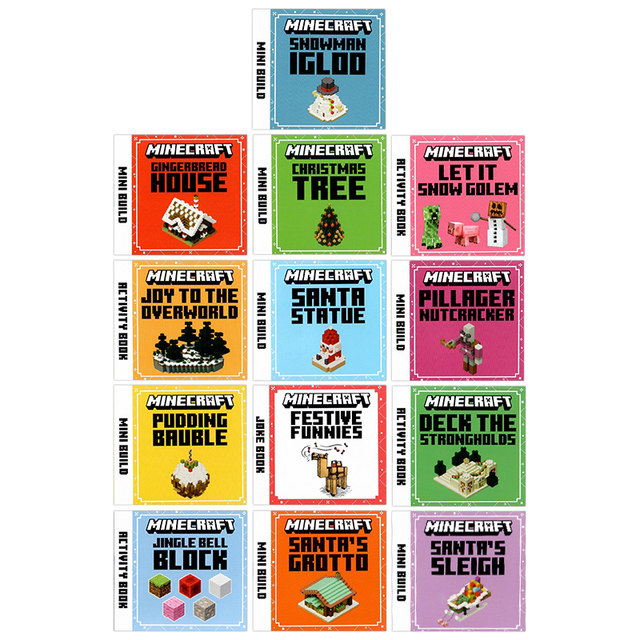 Spot Minecraft Christmas Countdown Calendar English Original Picture Book Minecraft Advent ...