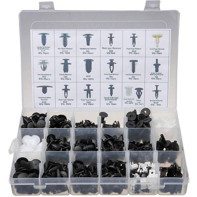 435 PCS/Set Car Body Interior Bumper Retainers Fasteners Cli